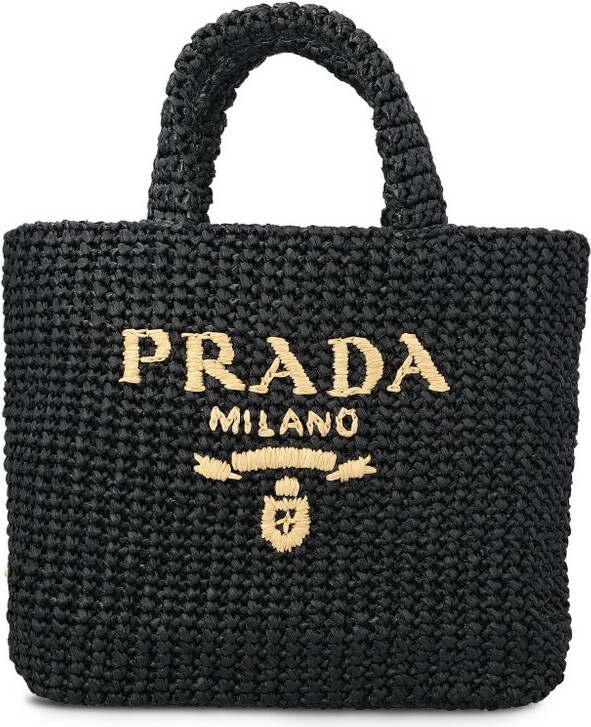 Prada Logo-Embroidered Tote Bag - ShopStyle