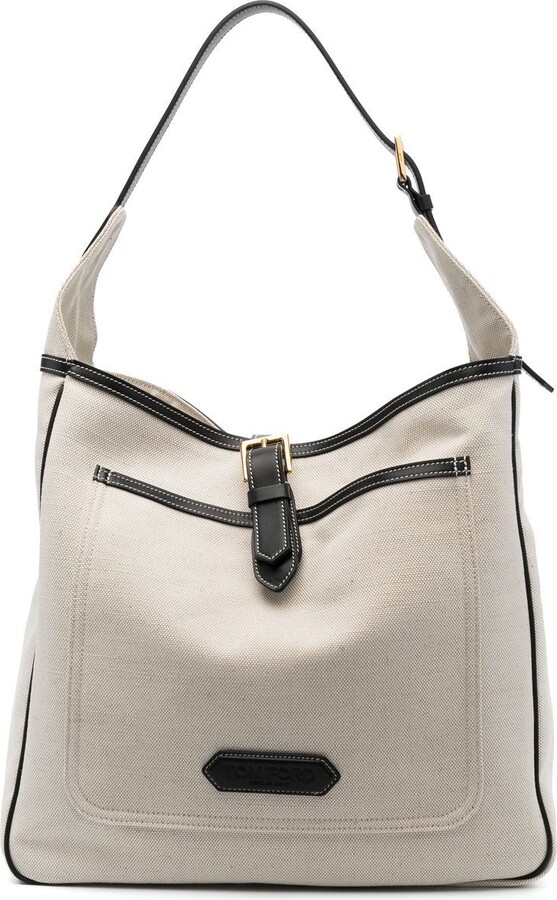 Tom Ford Logo-Patch Canvas Tote Bag - ShopStyle