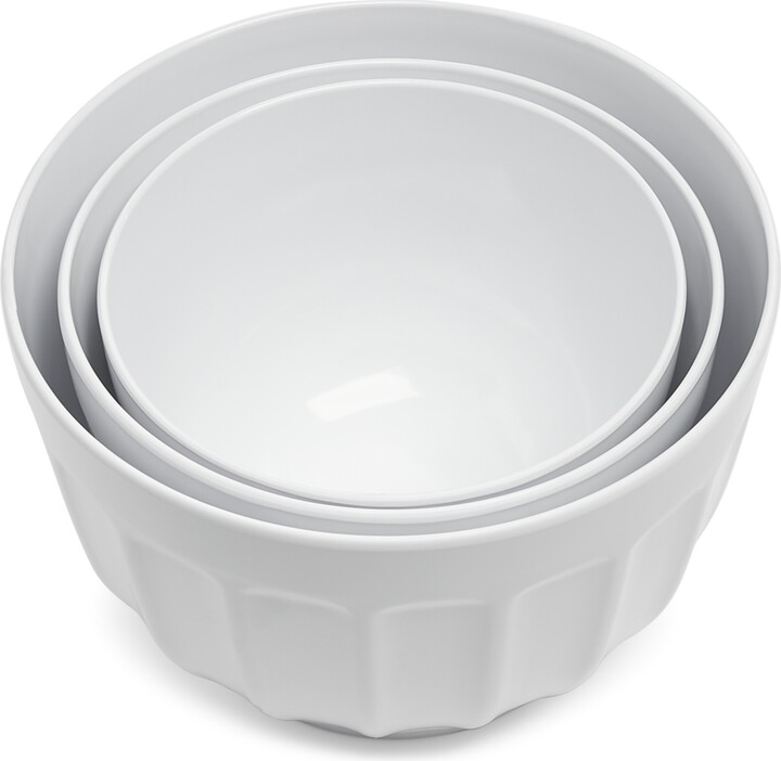The Cellar Core 3-Pc. Fluted Melamine Bowl Set, Created for Macy's ...