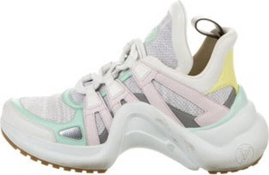 Louis Vuitton Leather Chunky Sneakers - ShopStyle