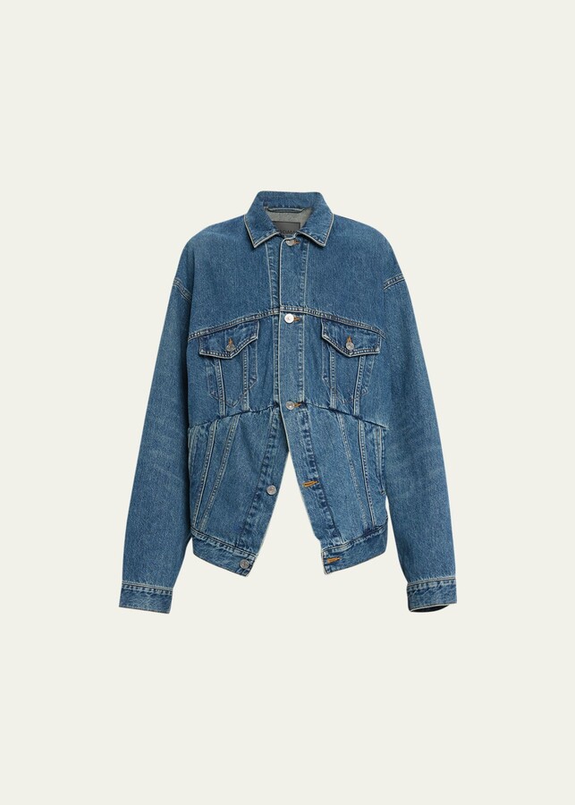 Balenciaga Swing Denim Jacket - ShopStyle
