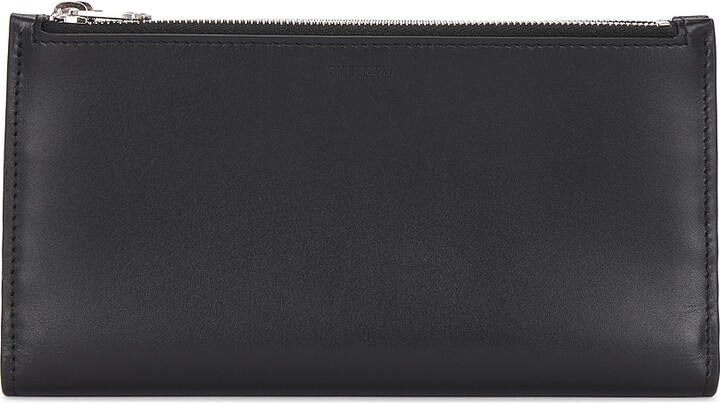The Row Multi Zipped Wallet in Black - ShopStyle