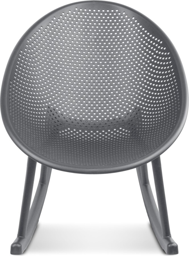 2xhome Mid-Century Modern Rocking Side Chair with Oval Egg Shaped ...