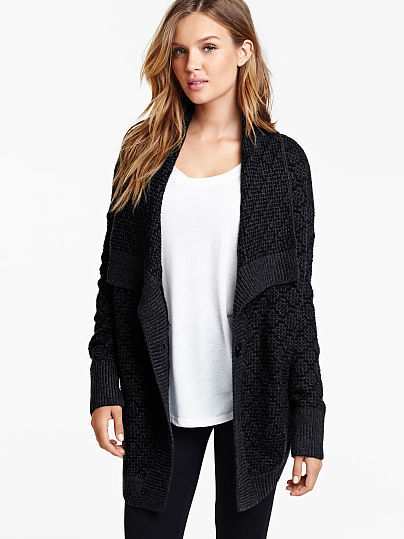 Victoria's Secret One-button Cardigan Sweater - ShopStyle