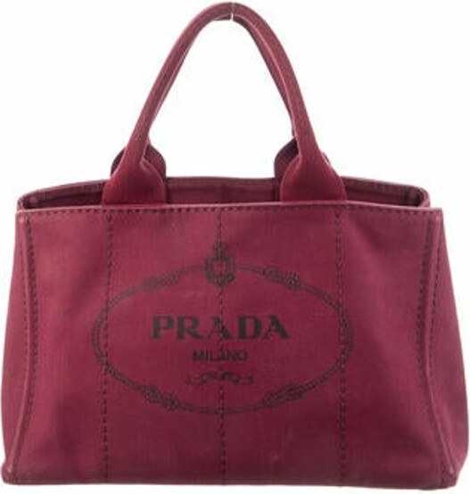 Prada Canapa Logo Tote - ShopStyle