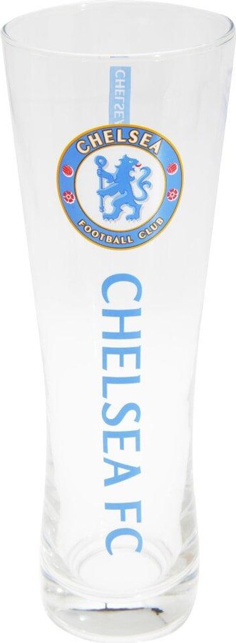Chelsea FC Official Wordmark Football Crest Peroni Pint Glass ...