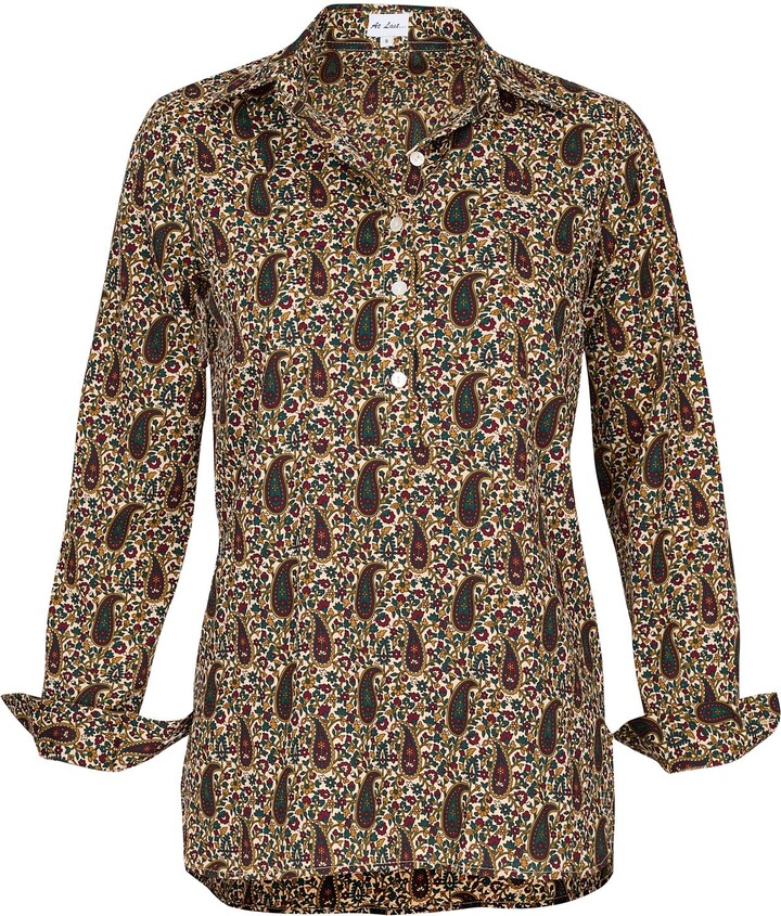 AtLAST Soho Shirt In Marrakech - ShopStyle Tops