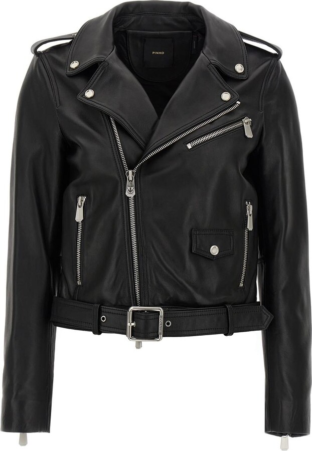 Pinko 'Costa Rica' Biker Jacket - ShopStyle