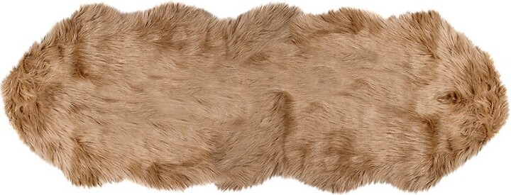 Luxe Faux Fur Gordon Faux Sheepskin Rug - ShopStyle