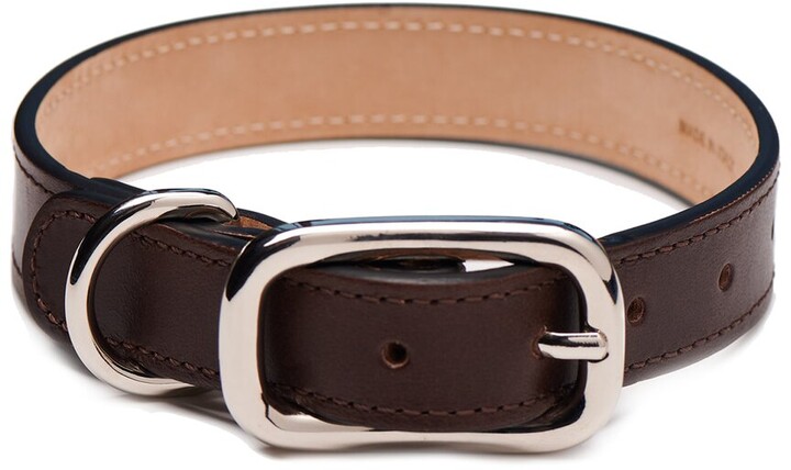 The Barkers Brigade Brown Leather Collar - ShopStyle