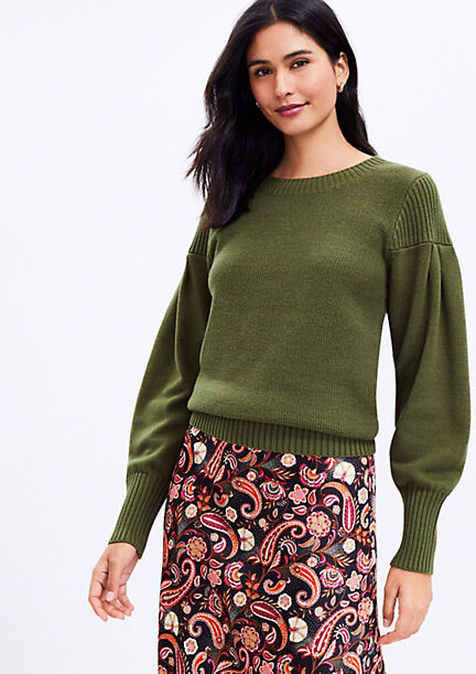 LOFT Honeycomb Stitch Sweater - ShopStyle