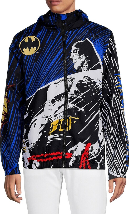 Tango Hotel DC Batman Hooded Windbreaker Jacket - ShopStyle