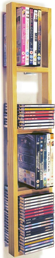 Watsons 'Iris' - Wall Mounted 76 Cd / 32 Dvd / Blu Ray Storage Frame ...