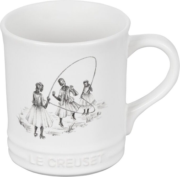 Le Creuset X Sheila Bridges Harlem Toile De Jouy Girls Jumping Rope Mug ...