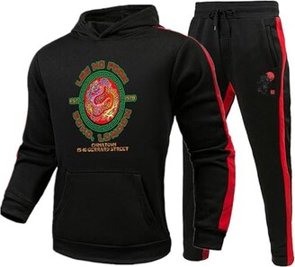 oneforus Year of The Dragon Hoodie and Joggers Chinese Dragon 3D ...