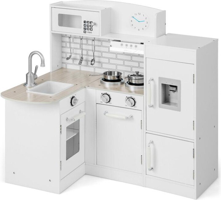 Slickblue Kids Kitchen Playset Conor Kitchen Toy with Realistic ...