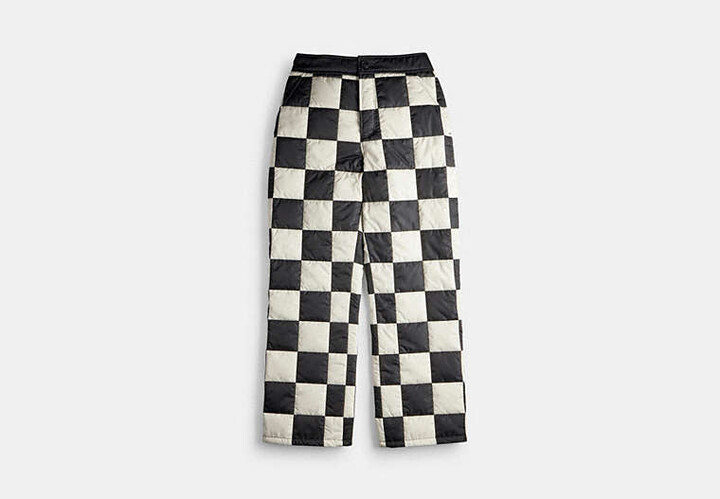 Coach Outlet Coachtopia Loop Puffer Pants With Checkerboard Quilting ...