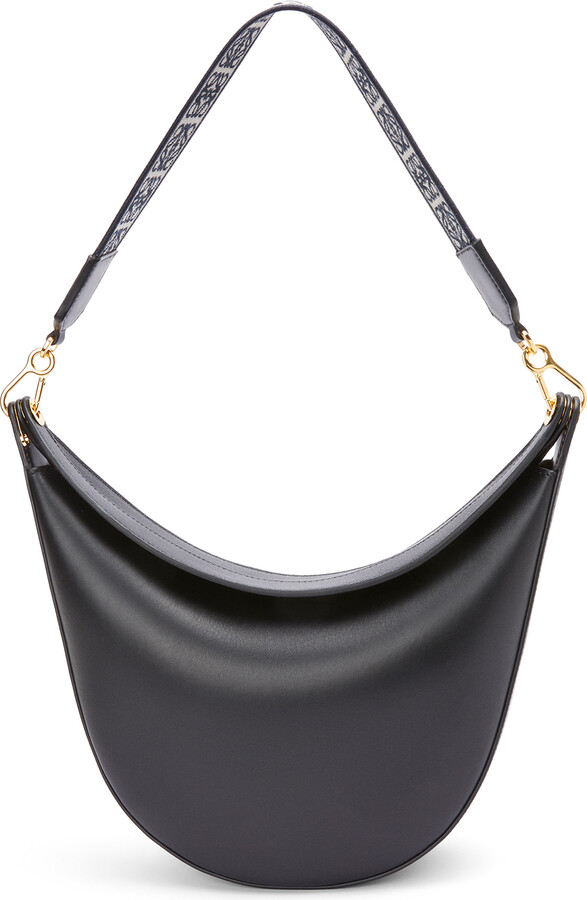 Loewe Luxury Luna bag in satin calfskin and jacquard - ShopStyle