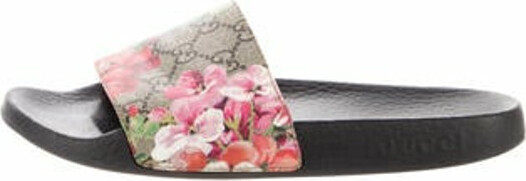 Gucci GG Supreme Slides - ShopStyle