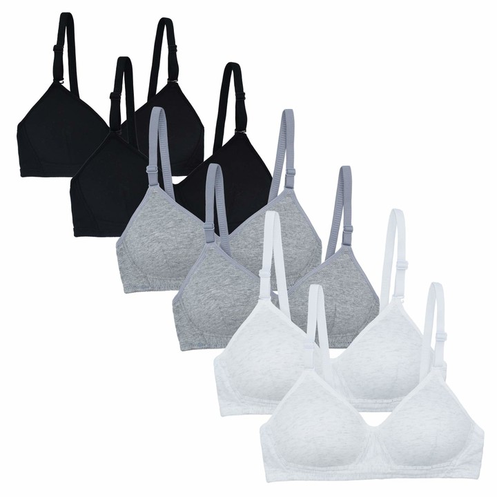 VeaRin 6 Pack Wireless Padded Starter Bras for Teens Girls - ShopStyle