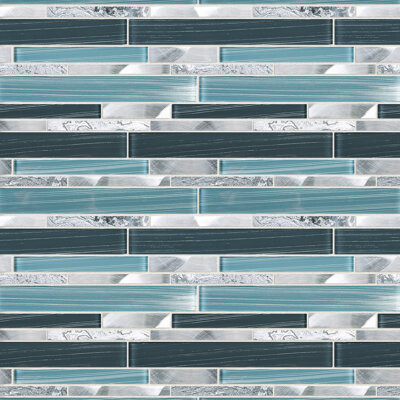 Supreme Tile Initial Sequence Natural Stone Linear Mosaic Wall Tile ...