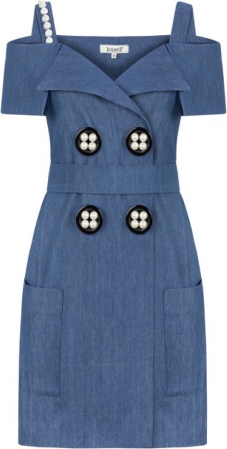 Bust2 Women's Blue Iconic Denim Jacket Dress - ShopStyle