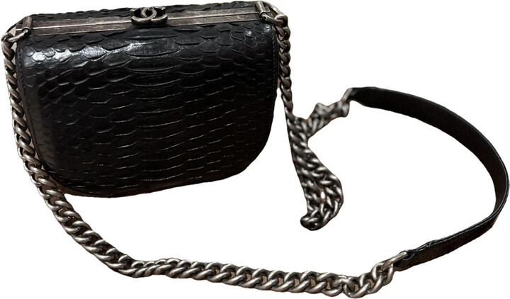 Chanel Vanity python handbag - ShopStyle Clutches