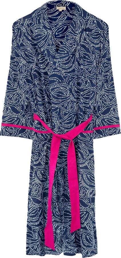 Inara Indian Cotton Starry Night Print Robe - ShopStyle