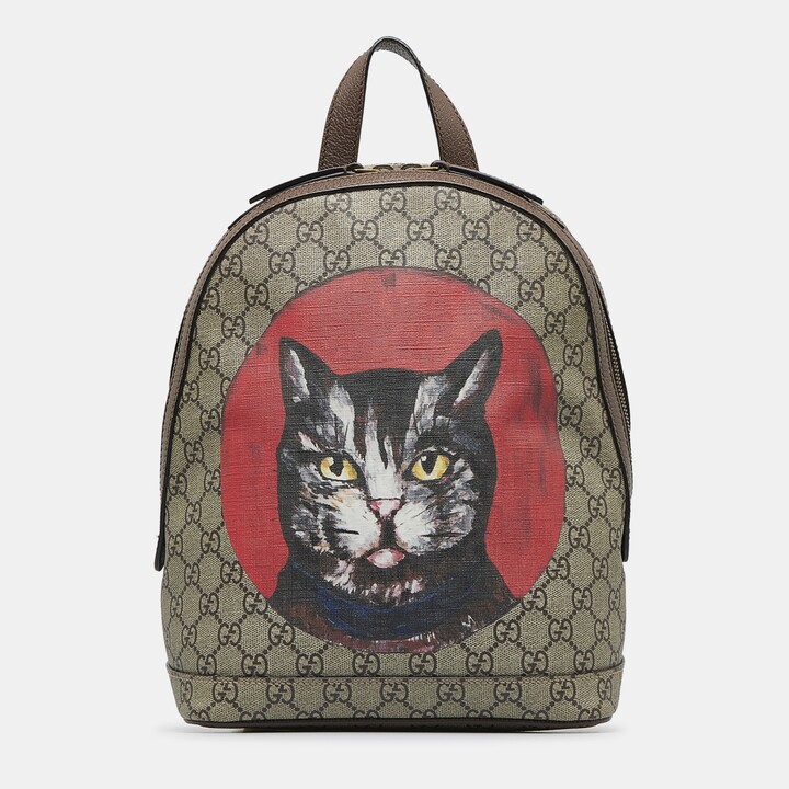 Gucci GG Supreme Mystic Cat Backpack - ShopStyle