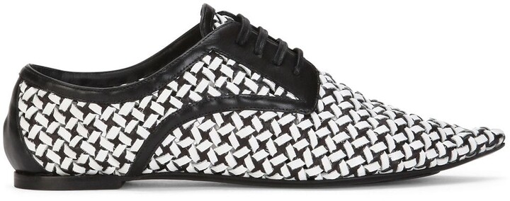Dolce & Gabbana Bellucci two-tone woven Derby shoes - ShopStyle Oxfords