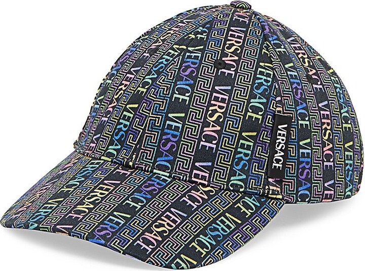 Versace Greca Neon Logo Baseball Cap - ShopStyle Hats