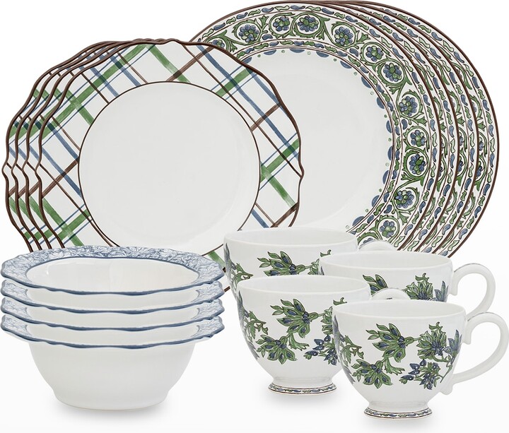Juliska x Veronica Beard 16-Piece Bohemian Vine Dinnerware Set - ShopStyle