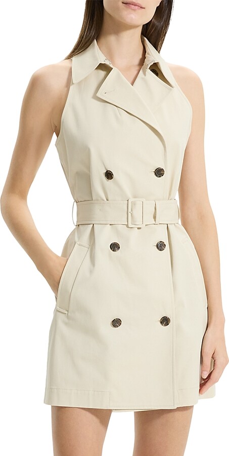 Theory Mini Trench Dress - ShopStyle