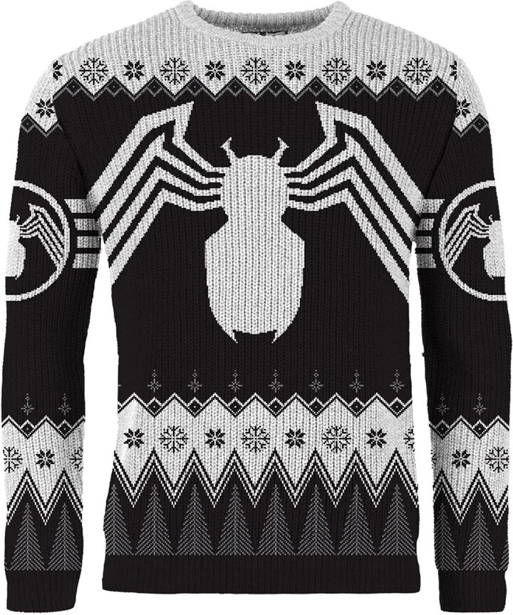 Merchoid Venom: Season of The Symbiote Knitted Christmas Sweater (Size ...