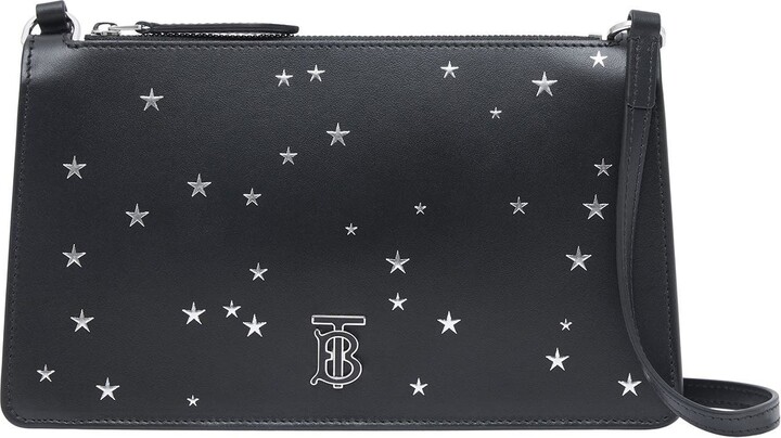 Burberry Star TB Logo Leather Crossbody Bag - ShopStyle