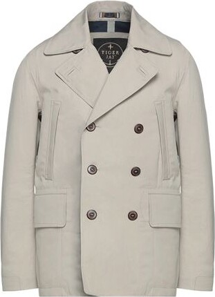 TIGER JAY Overcoat & Trench Coat - ShopStyle