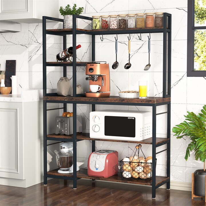 Lee Furniture Bakers Rack, Kitchen Organizer Shelves, Microwave Oven ...