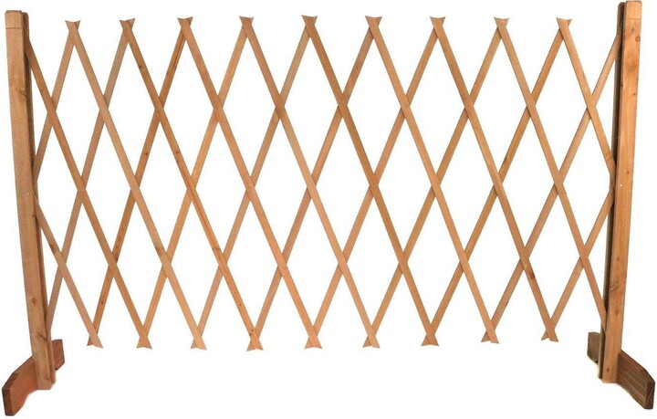 Oypla Expanding Freestanding Wooden Trellis Fence Screen - ShopStyle ...