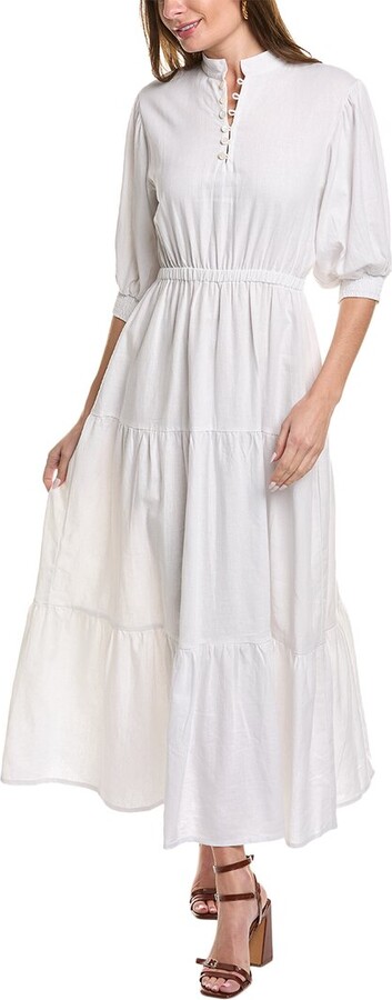 Sole Roma Linen-Blend Maxi Dress - ShopStyle