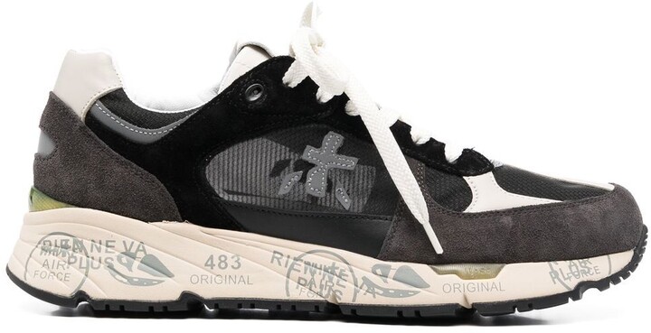 Premiata Mase panelled sneakers - ShopStyle