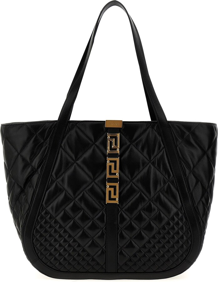 Versace greca Goddess Large Shopping Bag - ShopStyle