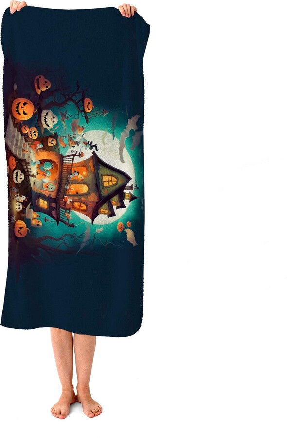 Warren Reed - Designer Illustrations A Whimsical Haunted House Beach ...