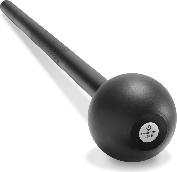 Philosophy Gym Steel Mace Bell 30 Lb, Mace Club for Strength Training ...