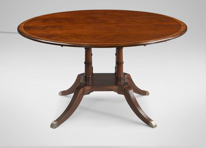 Ethan Allen Hansen Pedestal Dining Table - ShopStyle Clothes and Shoes