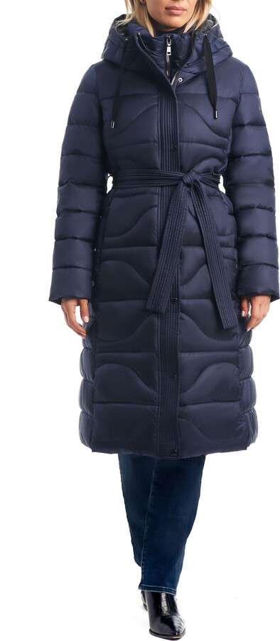 Vince Camuto Onion Quilted Recycled Nylon Longline Puffer Jacket ...