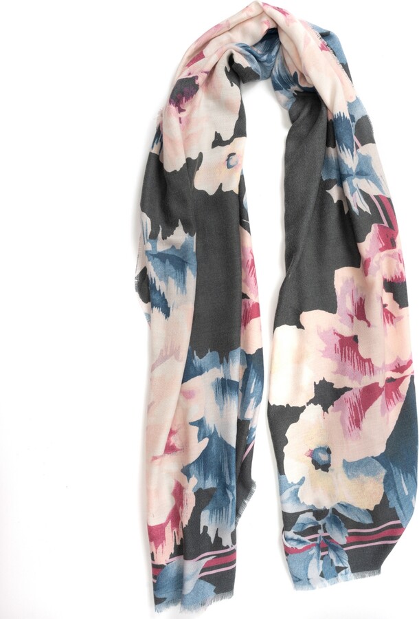 Vince Camuto Ikat Blooms Supersoft Oblong Scarf - ShopStyle Scarves