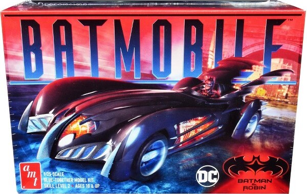 Skill 2 Model Kit Batmobile "Batman & Robin" (1997) Movie 1/25 Scale ...