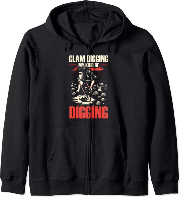 Clam Digging SteMi Apparel Clam Digging Lover Clammer Sea Creatures ...