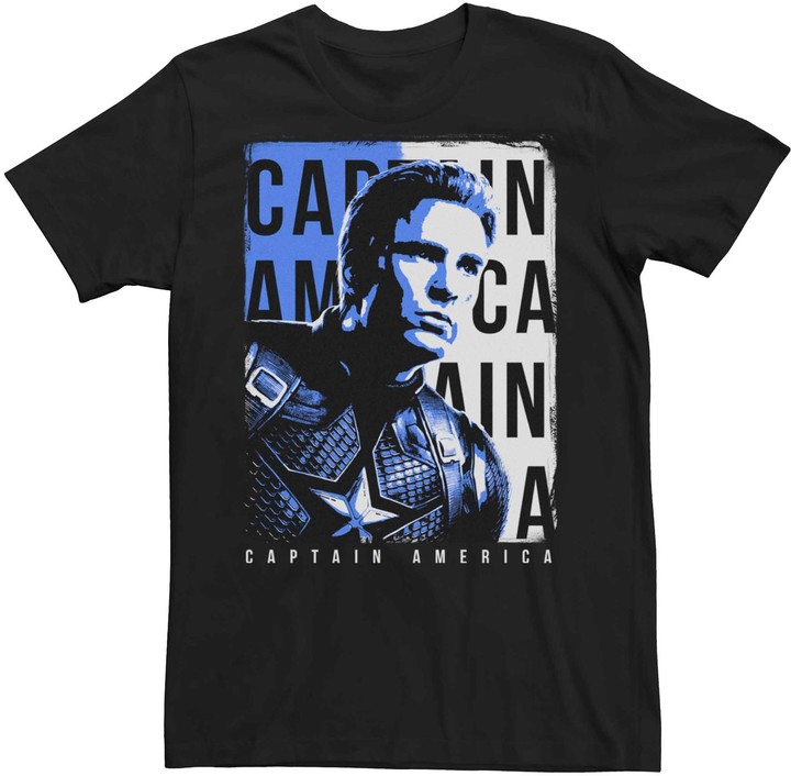 Marvel Men's Captain America Tee - ShopStyle Women's Fashion