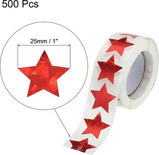 Unique Bargains 1 Roll Laser Star Stickers 1 Inch Sparkling Labels 500 ...
